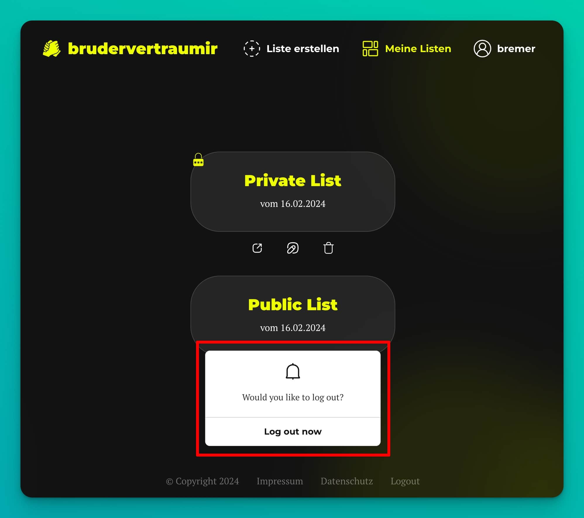 Voxel Popup Logout Confirmation – Voxel Guide