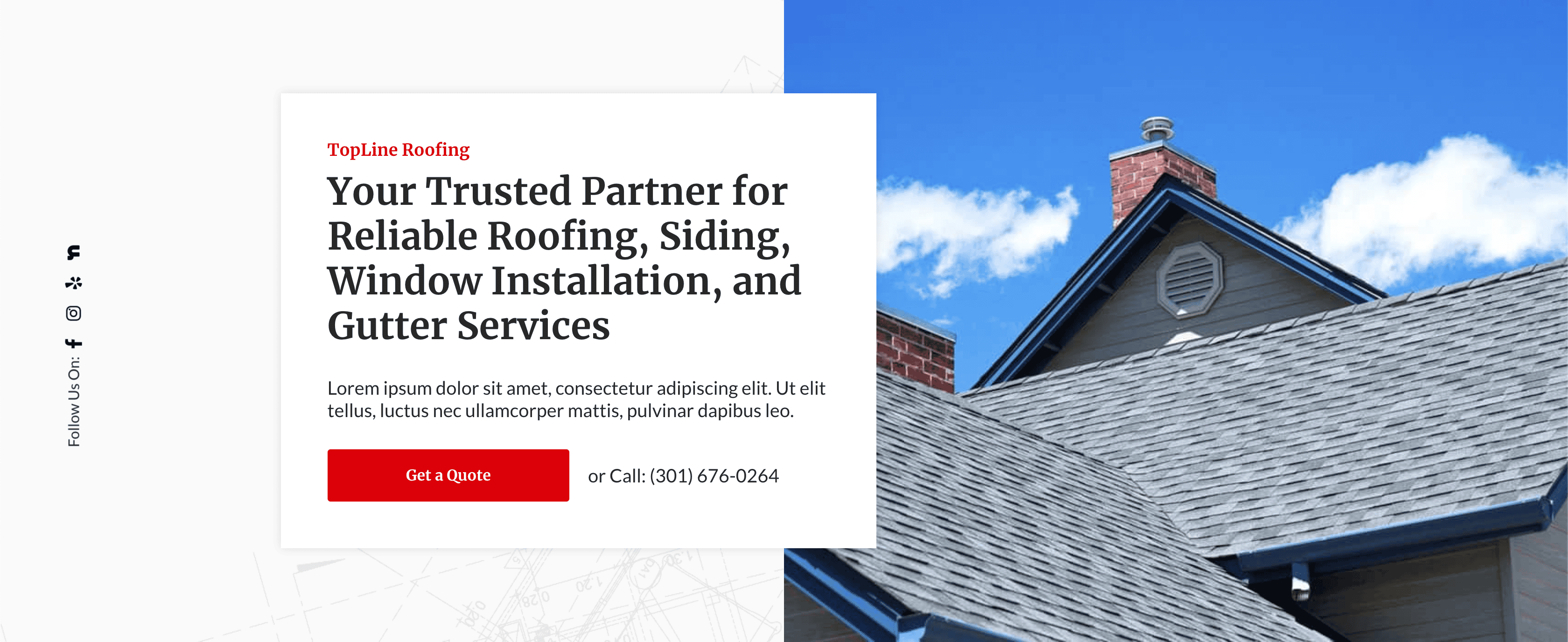 Split Hero Section with Overlapping Container - Voxel Guide