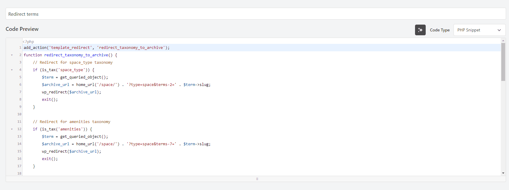 PHP Snippet for Redirecting Taxonomy Archives to Filtered Archive Pages ... PHP Snippet for Redirecting Taxonomy Archives to Filtered Archive Pages ...