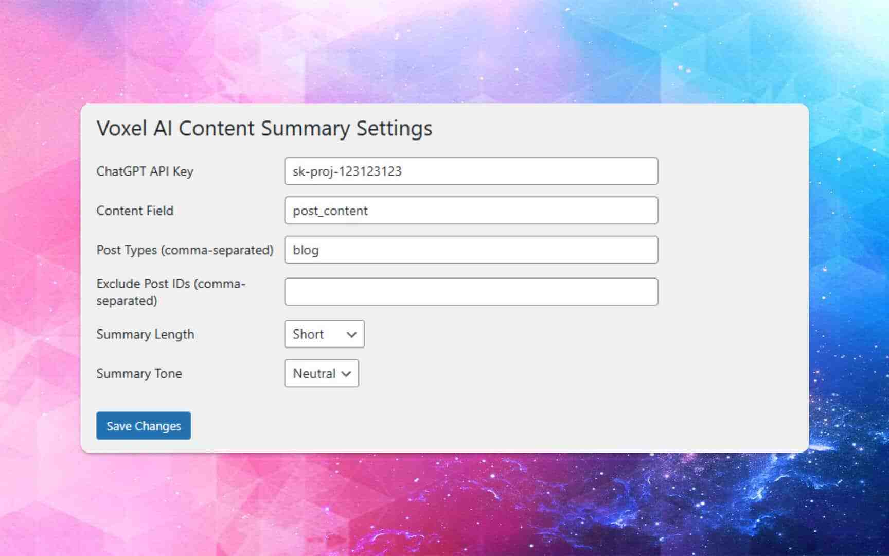 Voxel AI Content Summary PLUGIN – Voxel Guide